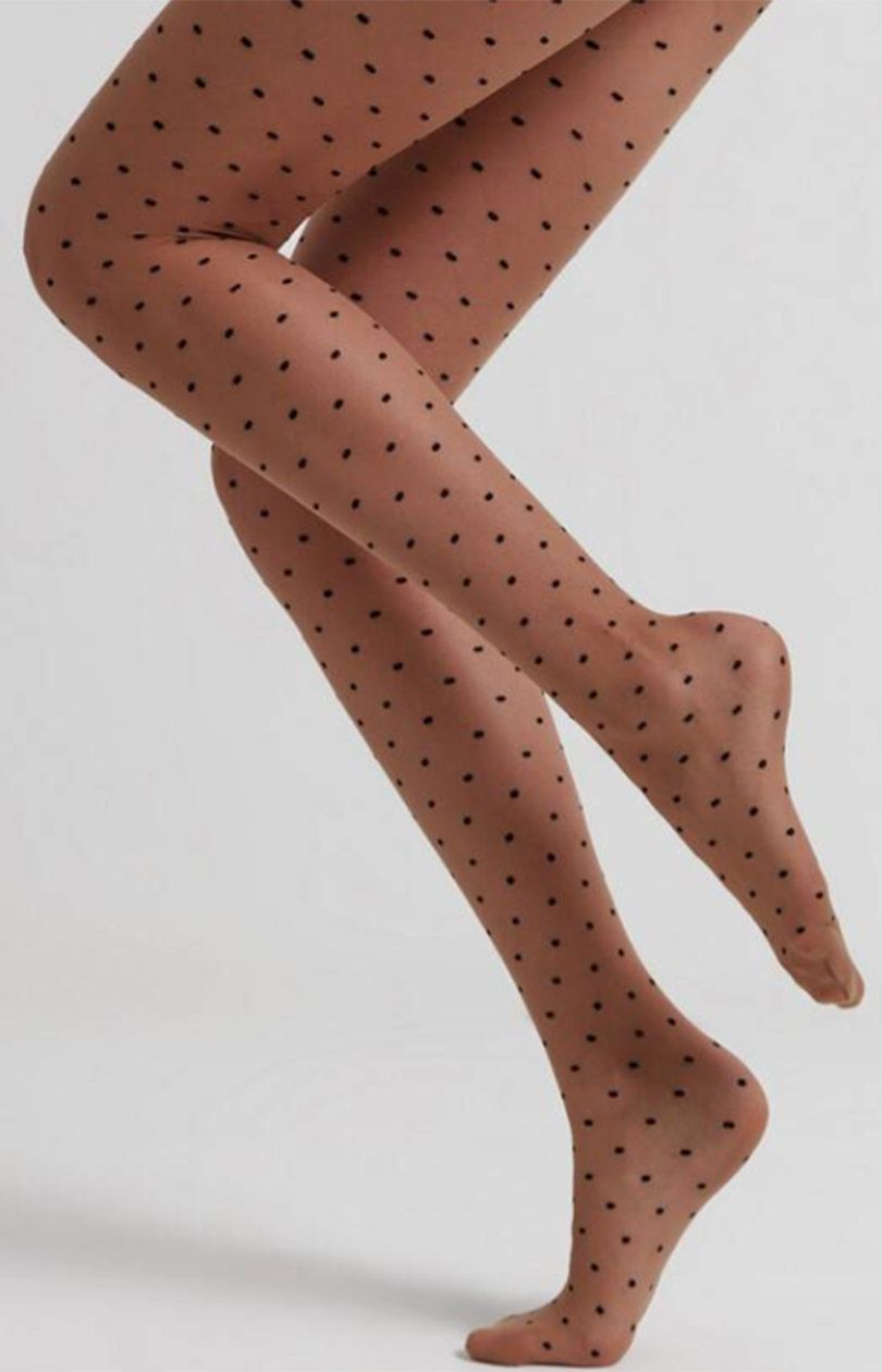 Cieliste rajstopy w kropki 20 DEN Pois | cielisty-wzór | Primodo.com