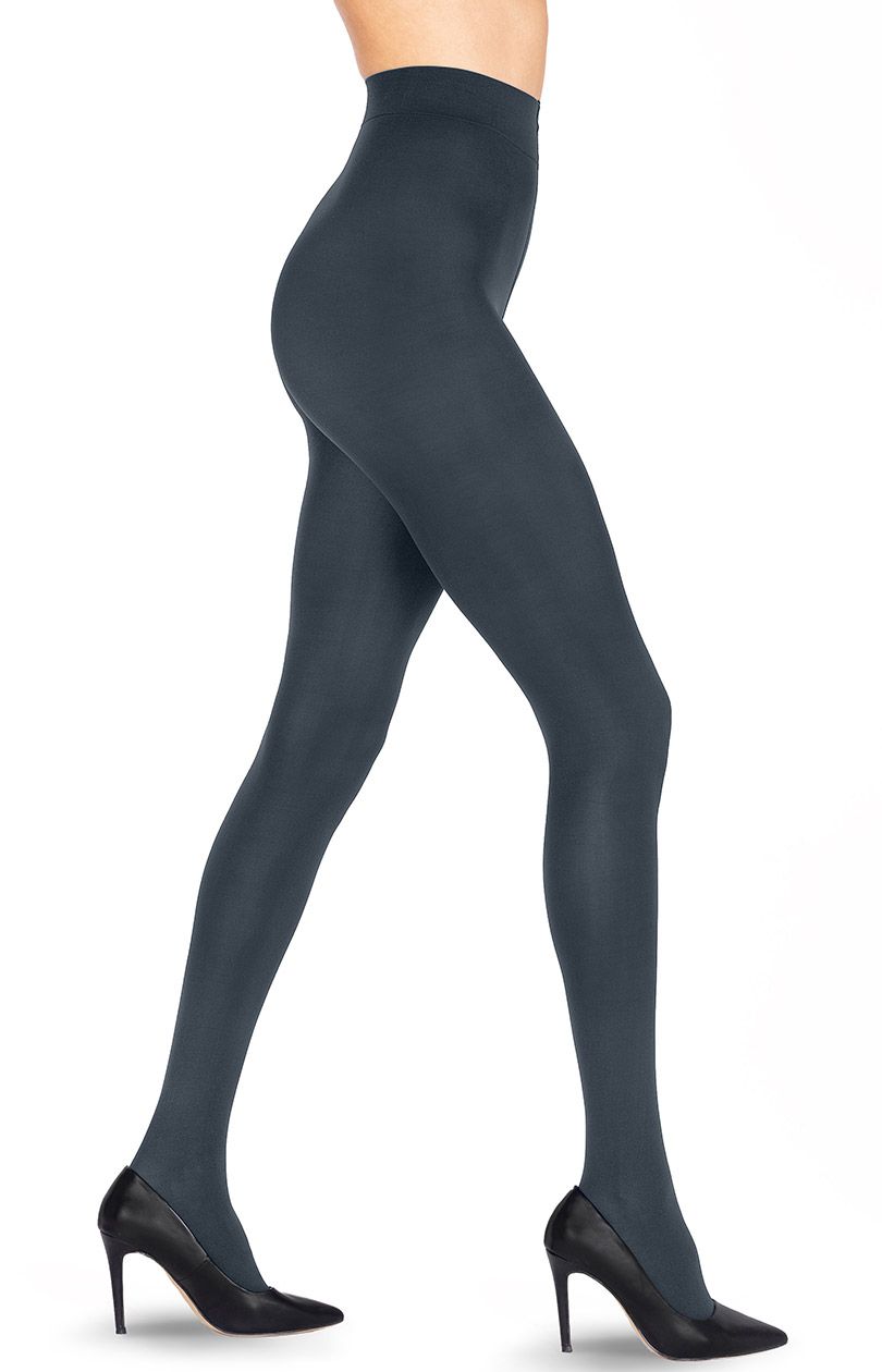 Soft 3D 60 den gładkie rajstopy damskie | bordowy (red wine), grafitowy ...