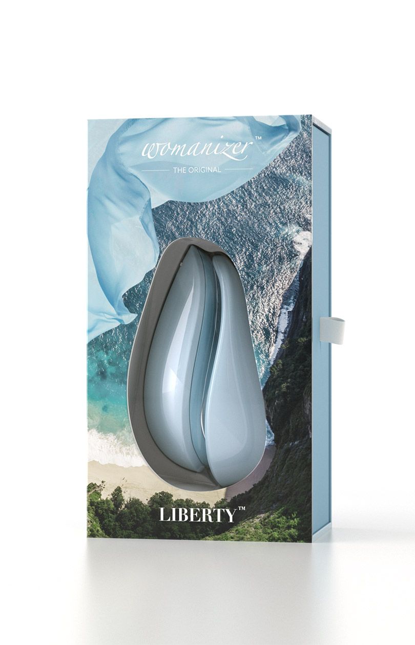 Womanizer wibrator łechtaczkowy niebieski Liberty Powder Blue ...